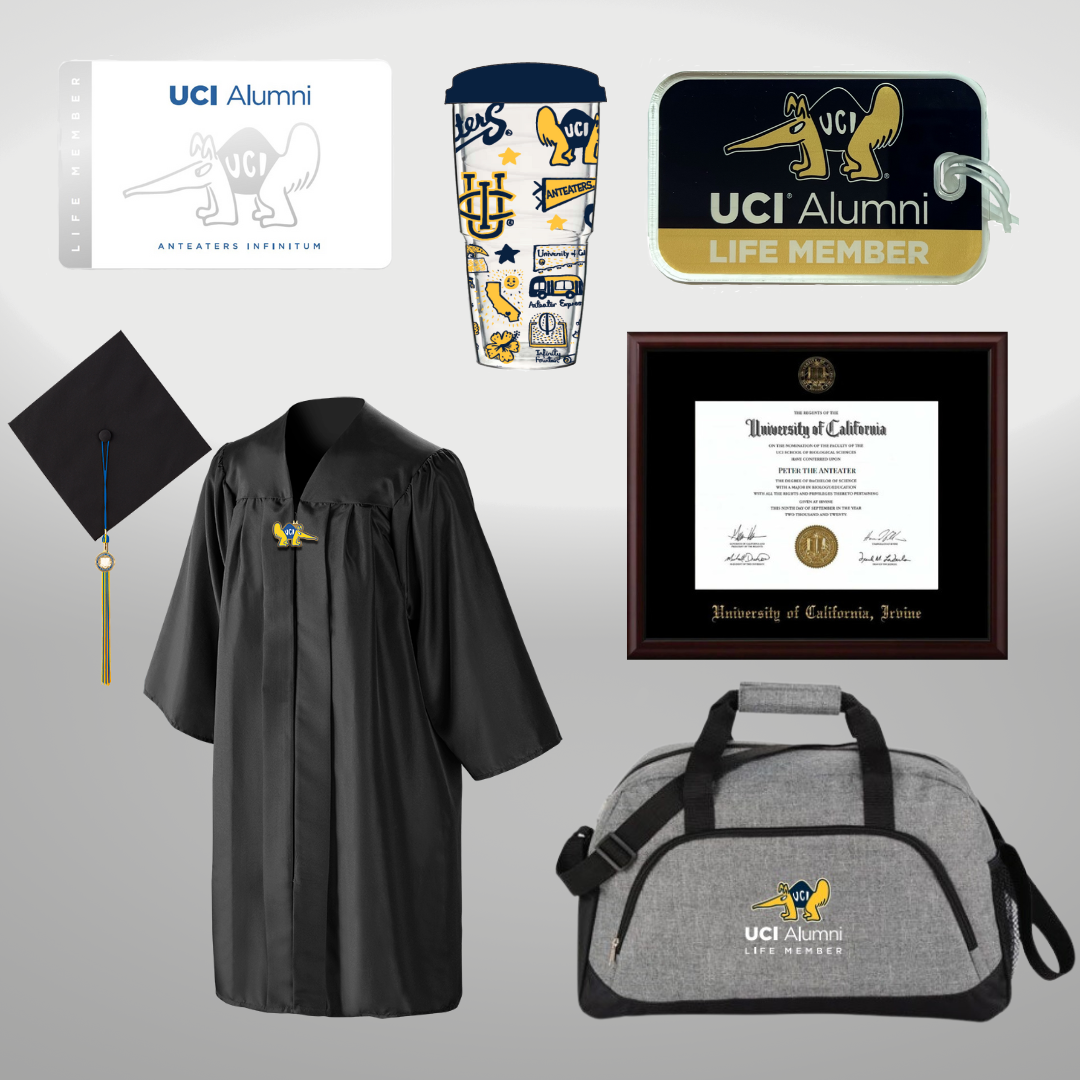 Bachelor’s Alumni Legacy Package – UCI Cap and Gown